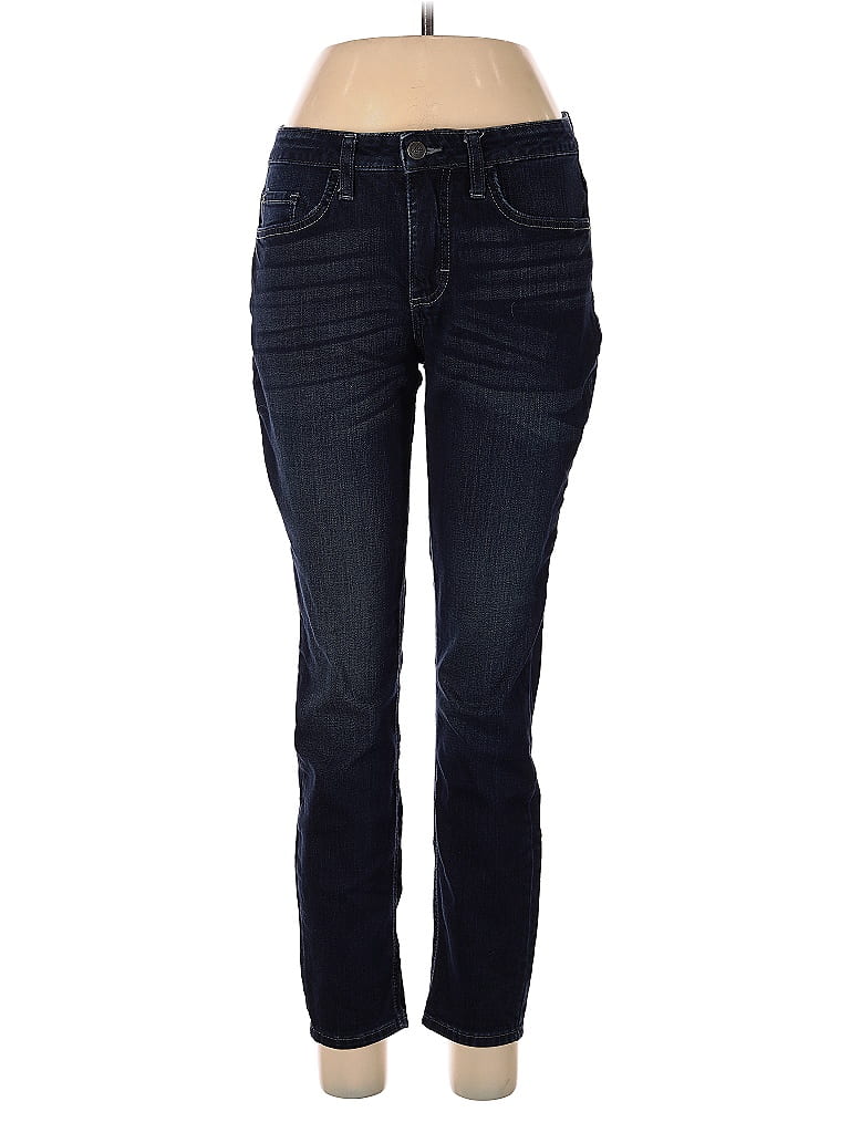 Riders by Lee Solid Blue Jeans Size 8 - 52% off | ThredUp