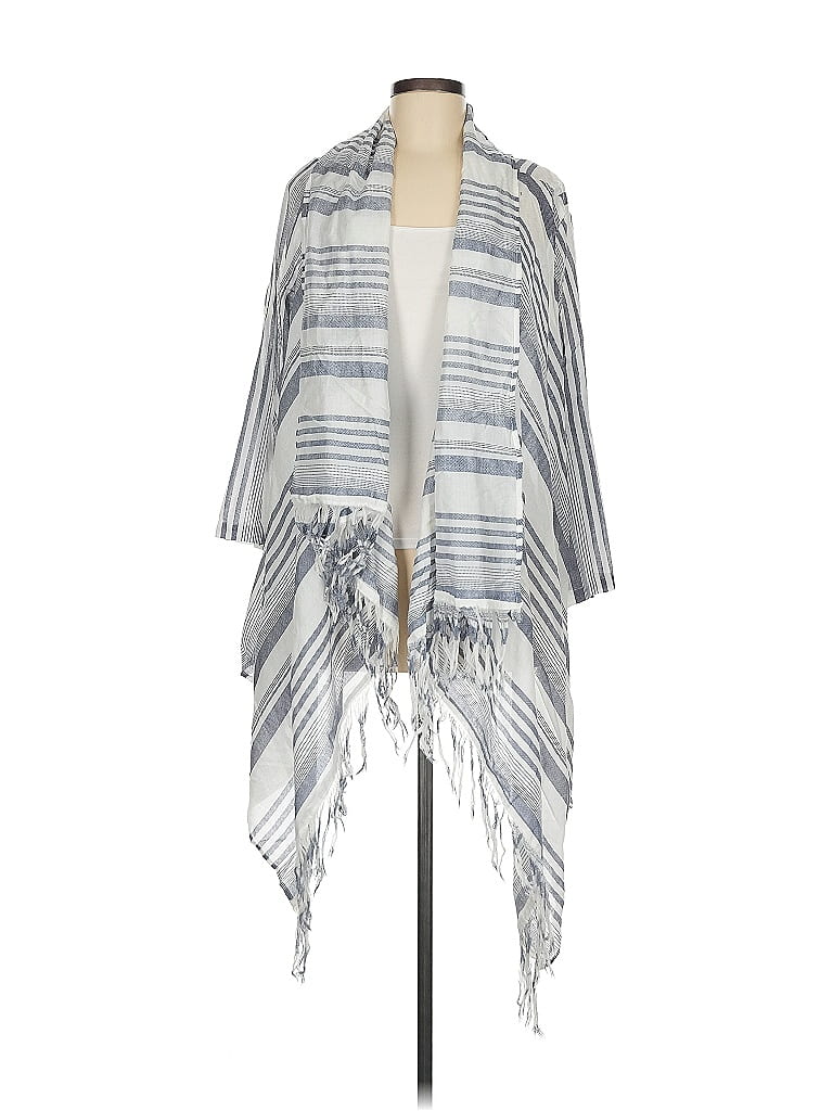 AaKaa Silver Blue Kimono Size M - 21% off | ThredUp