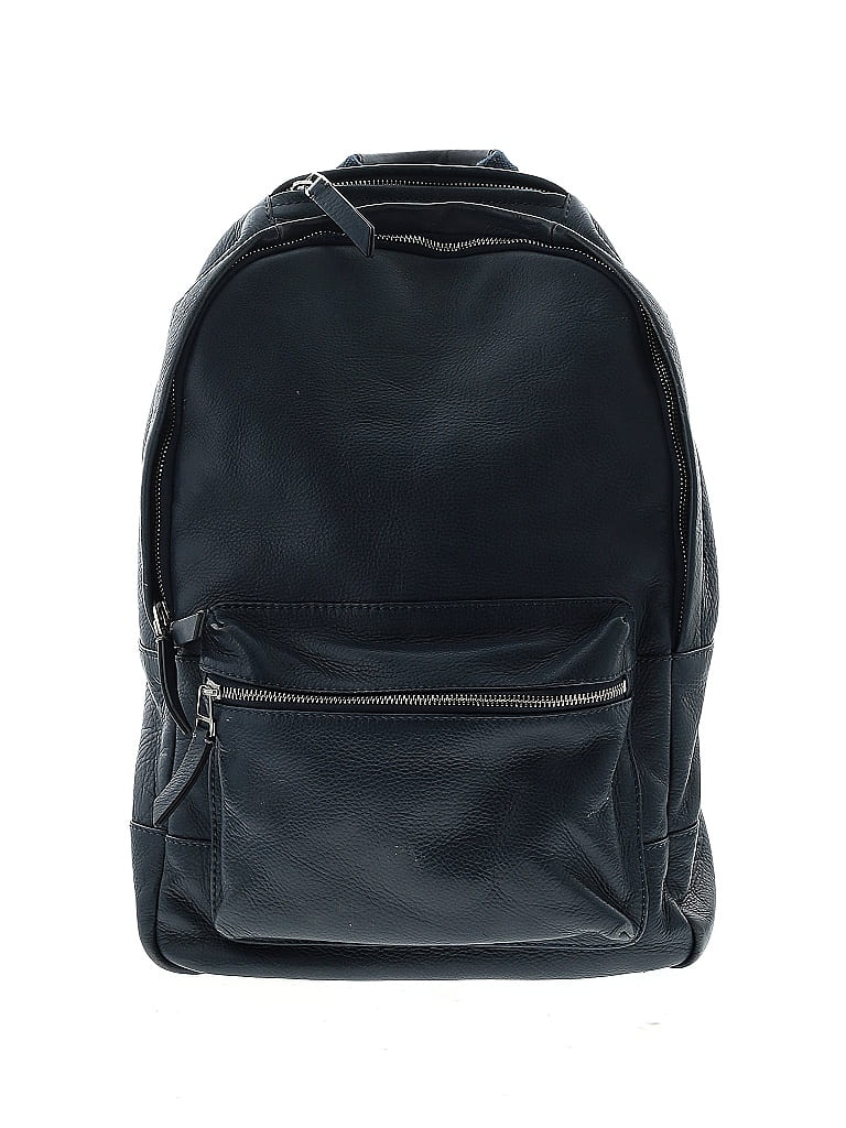 Fossil 100% Leather Black Teal Leather Backpack One size - 70% off ...