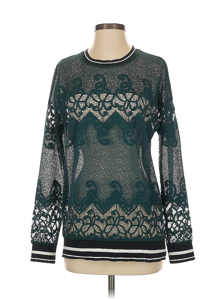 Fabletics 100% Polyester Teal Long Sleeve Top Size S - 60% off | ThredUp