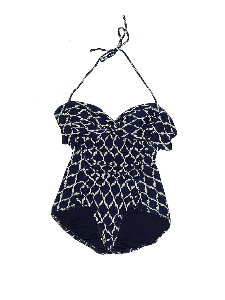 Robin Piccone Argyle Blue One Piece Swimsuit Size 6 - 73% off | ThredUp
