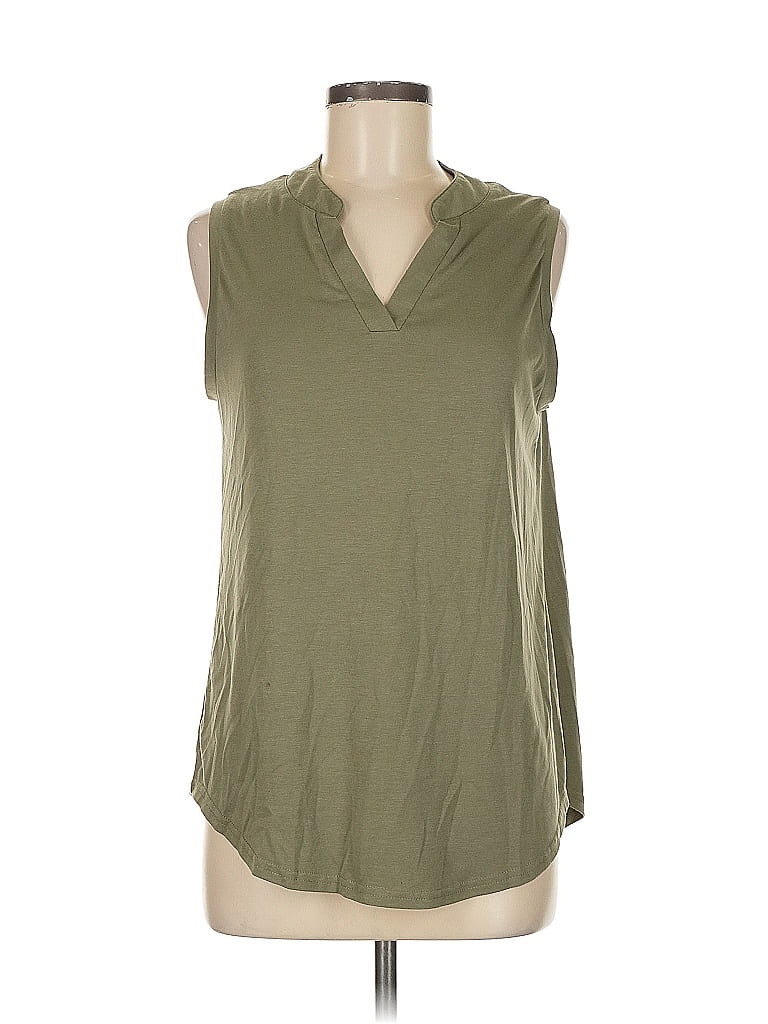Halife Green Sleeveless Blouse Size M - 50% off | ThredUp
