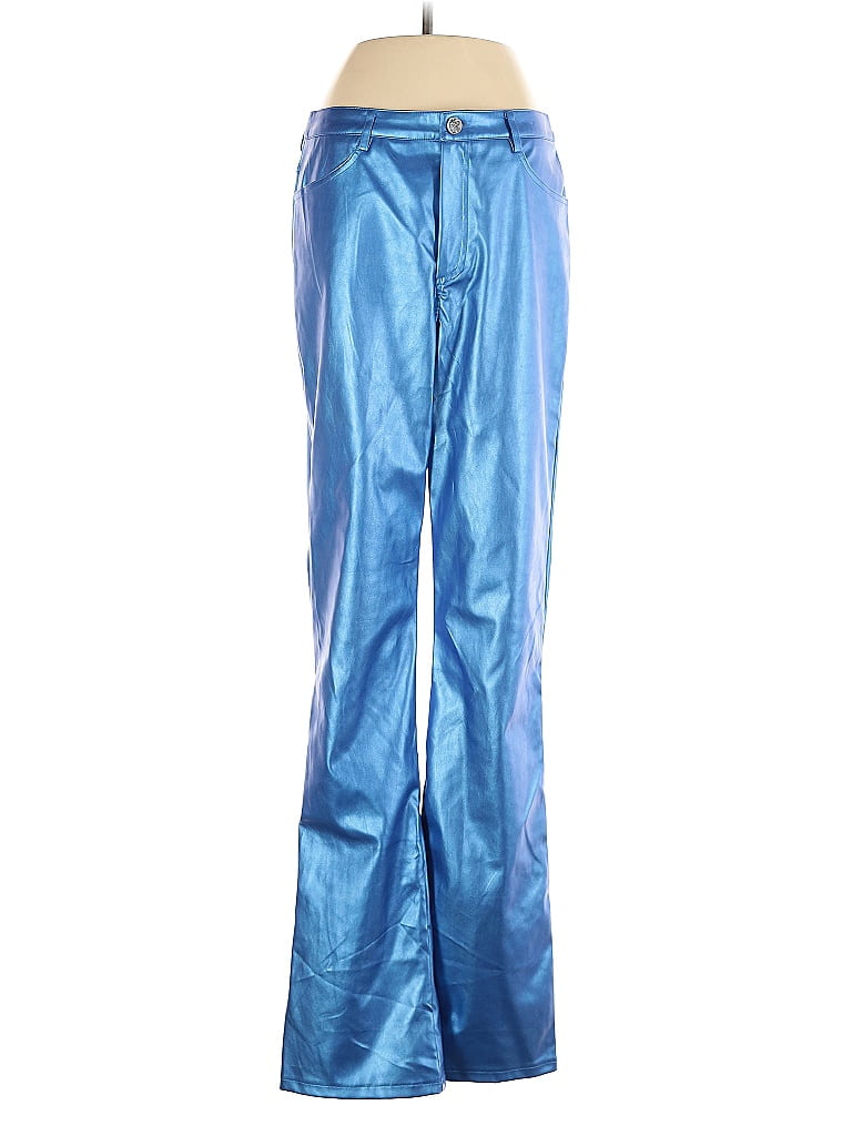 Superdown Metallic Blue Casual Pants Size S - 71% off | ThredUp