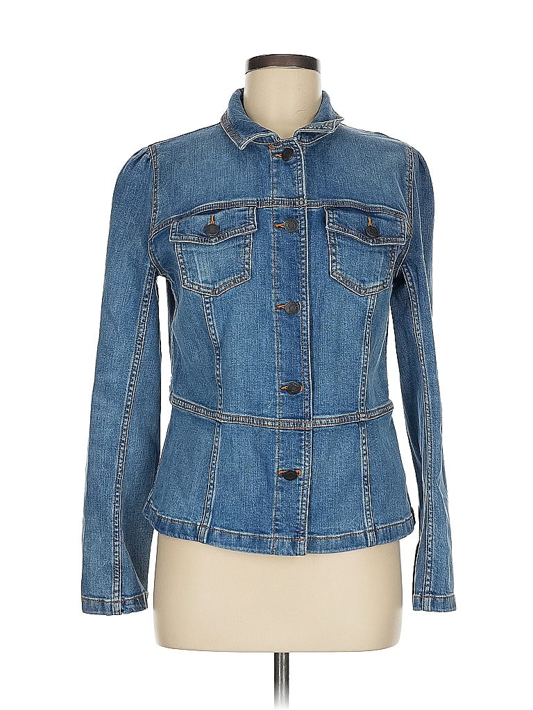 Talbots Blue Denim Jacket Size M - 77% off | ThredUp