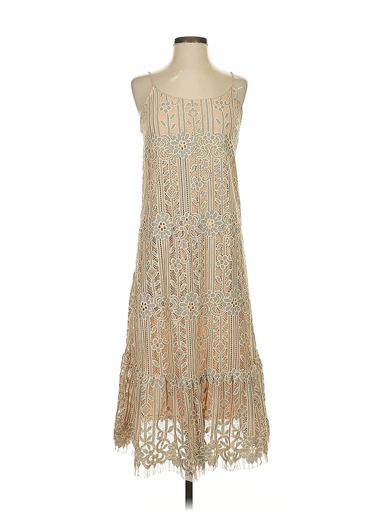 Eri + Ali Tan Casual Dress Size XS - 71% off | ThredUp