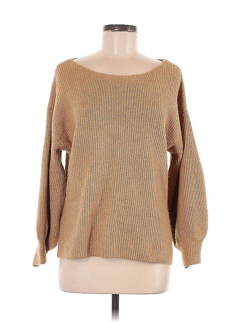 1.State Tan Pullover Sweater Size M - 77% off | ThredUp