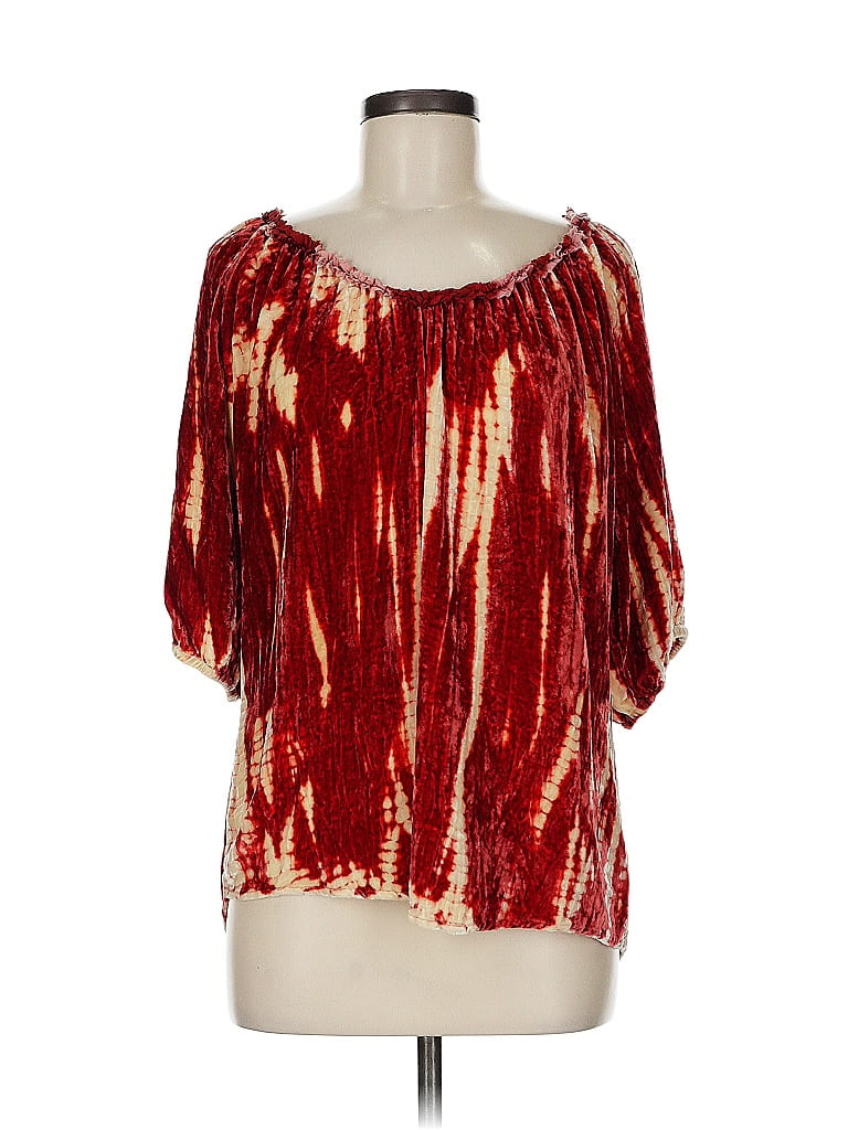 Sundance Red 3/4 Sleeve Blouse Size M - 75% off | ThredUp