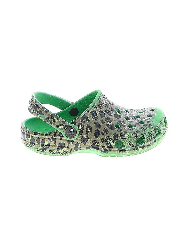 Crocs Animal Print Green Clogs Size 13 - 33% off | ThredUp