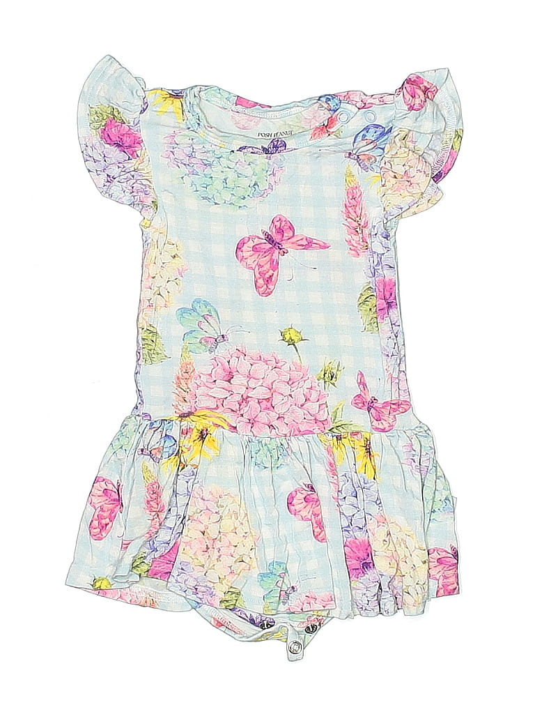 Posh Peanut Blue Dress Size 12-18 mo - 52% off | ThredUp