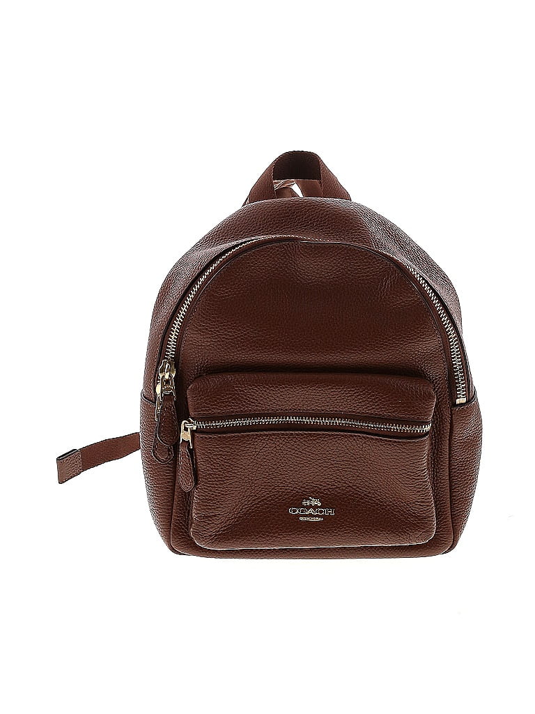 Coach Factory 100% Leather Brown Leather Backpack One size - 61% off ...