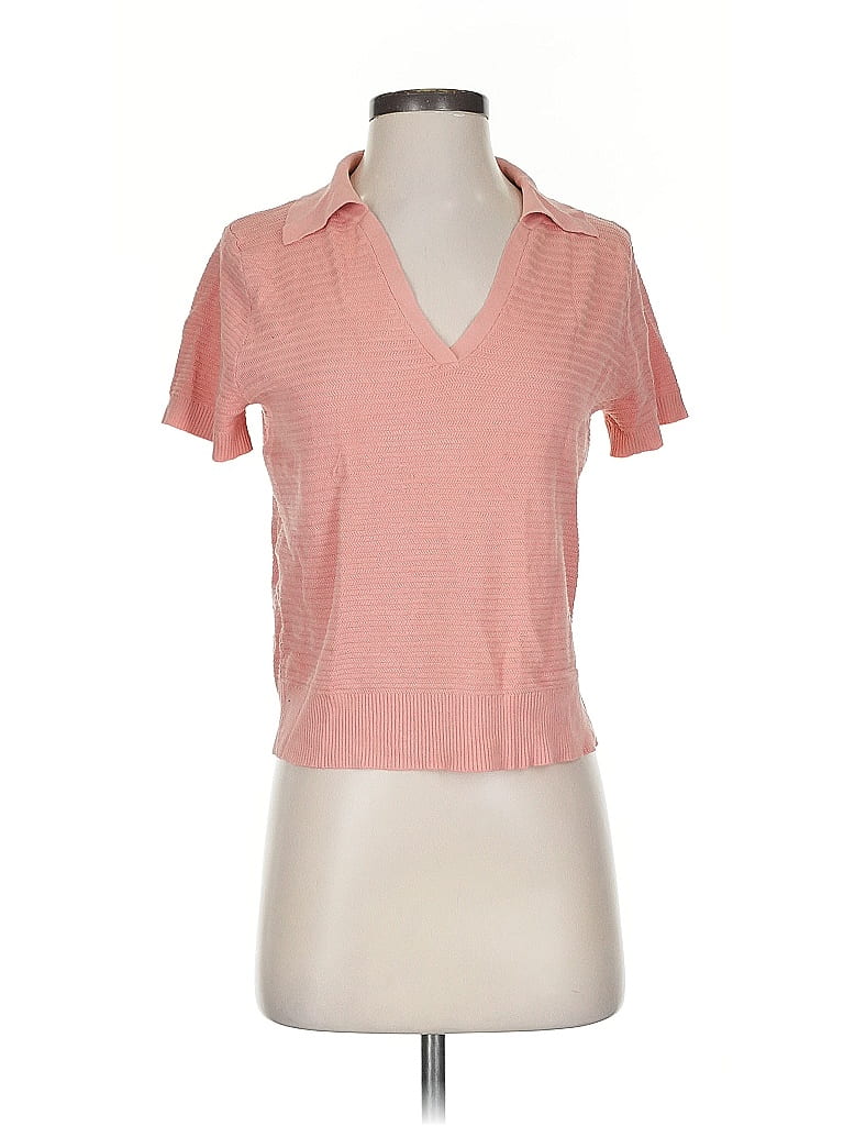 Allie Rose Pink Short Sleeve Top Size S - 57% off | ThredUp