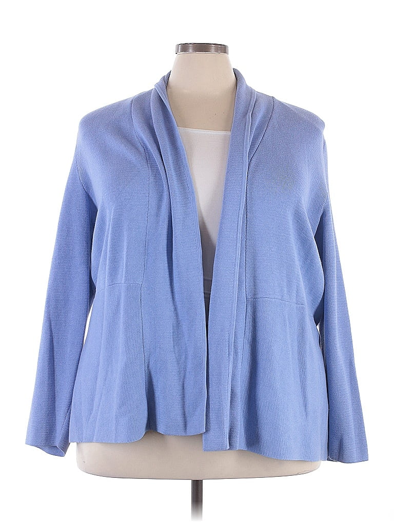 Talbots Blue Cardigan Size 3X - 78% off | ThredUp
