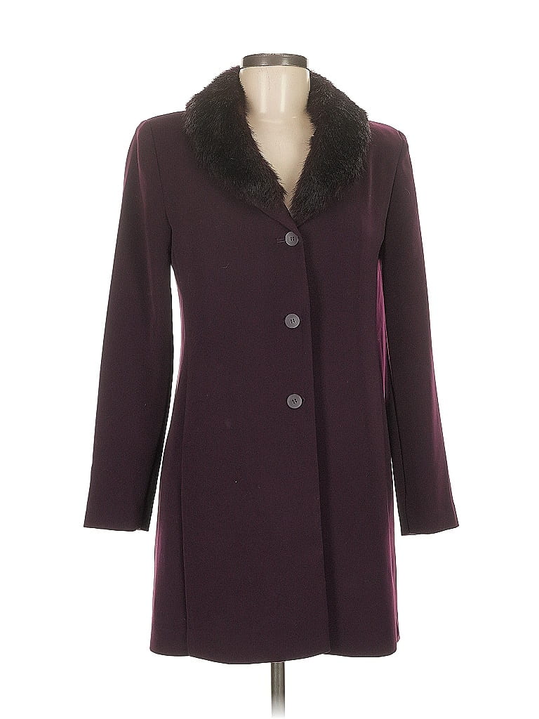 Amanda Smith 100% Acrylic Burgundy Coat Size 6 (petite) - 57% off | ThredUp