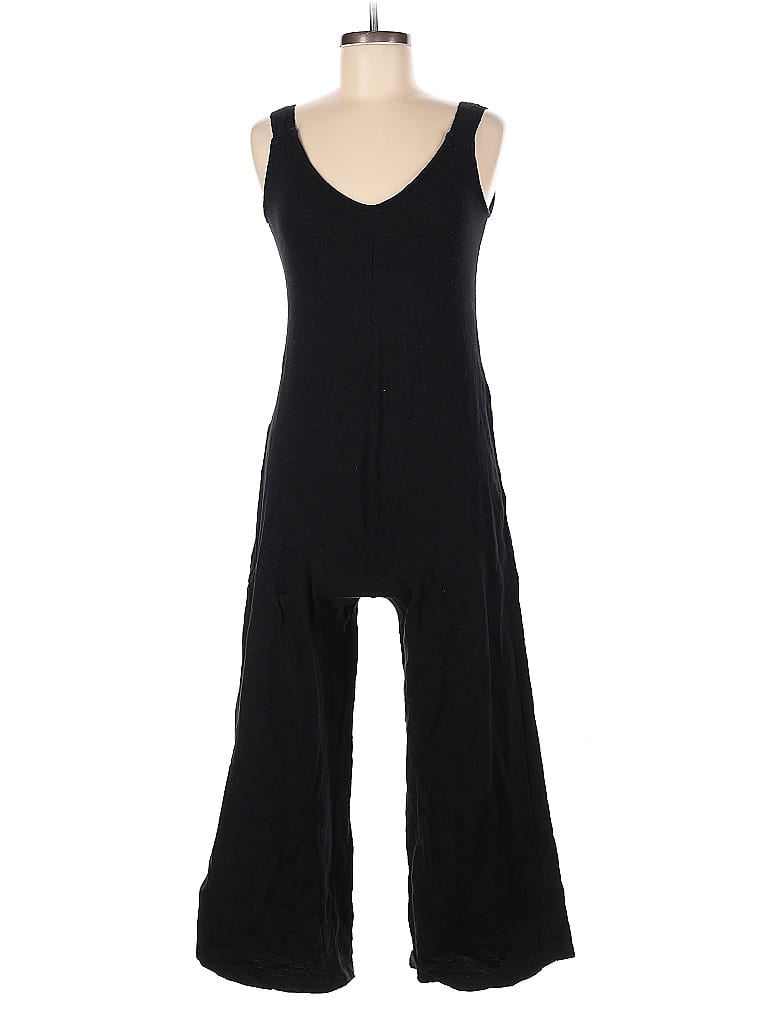 Gap 100% Cotton Solid Black Jumpsuit Size XS - 58% off | ThredUp