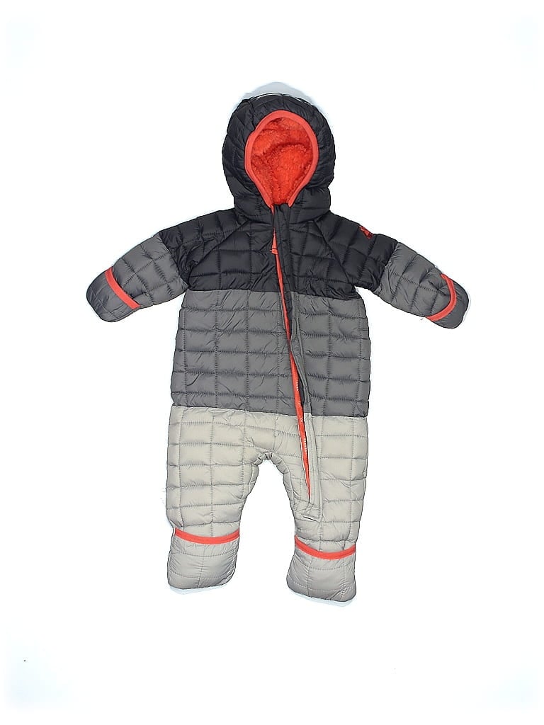 SNOZU 100% Nylon Gray One Piece Snowsuit Size 3-6 mo - 31% off | ThredUp