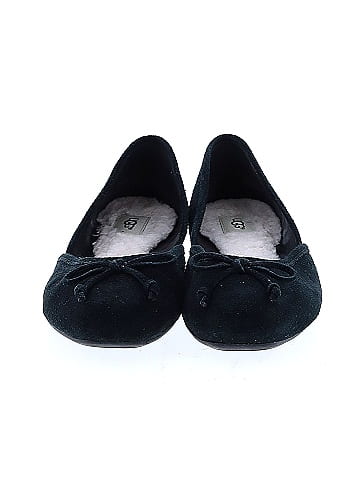 Ugg black flats store