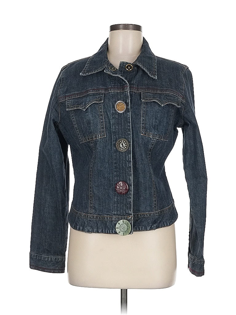 CAbi Blue Denim Jacket Size M - 70% off | ThredUp