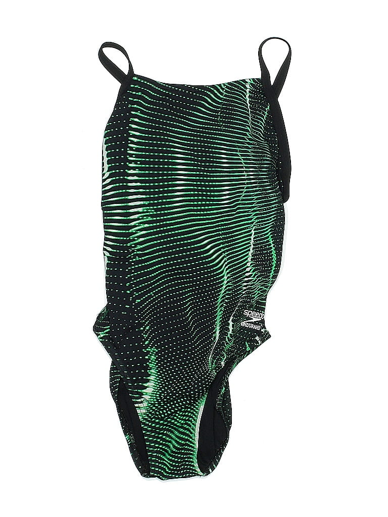 Speedo Graphic Green One Piece Swimsuit Size XXS - 52% off | ThredUp