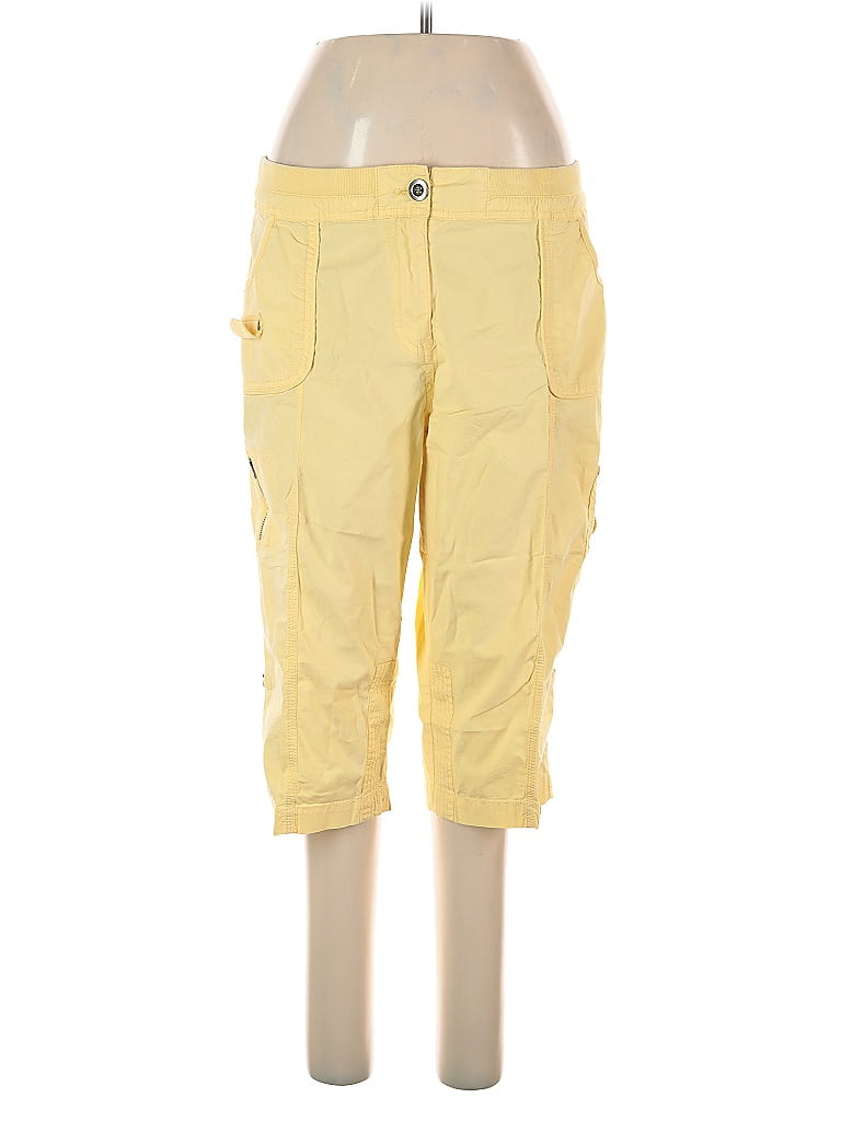 Chico's Yellow Cargo Pants Size L - 77% off | ThredUp