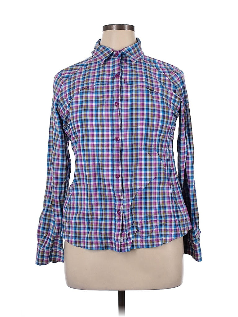 Columbia Blue Long Sleeve Button-Down Shirt Size XL - 61% off | ThredUp