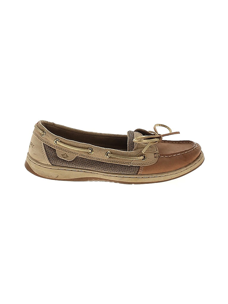 Sperry Top Sider Tan Flats Size 9 - 56% off | ThredUp