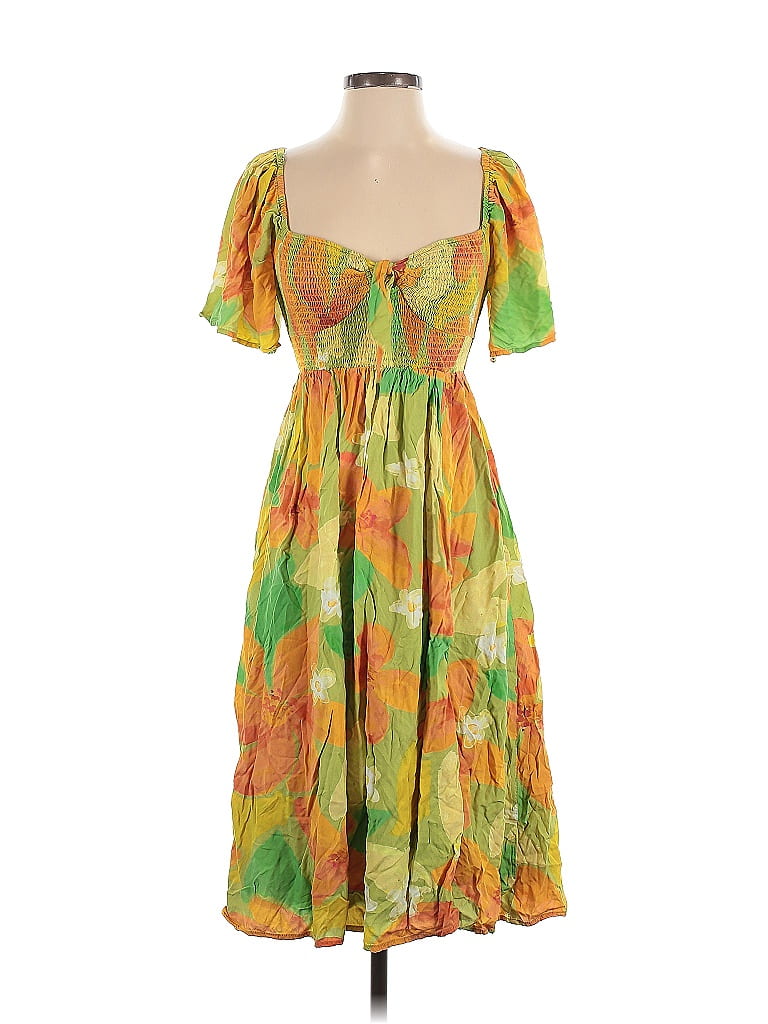 showpo Tropical Orange Cocktail Dress Size 4 - 53% off | ThredUp