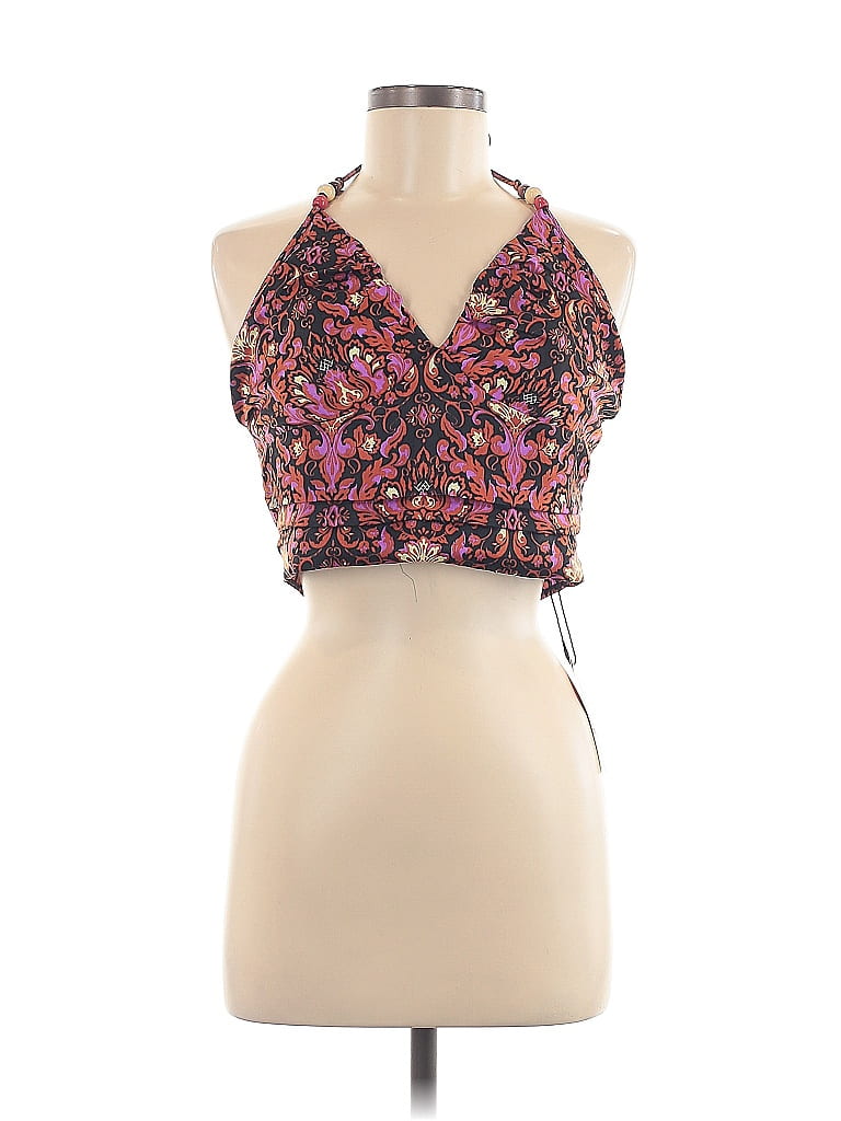 Cider 100% Polyester Pink Halter Top Size M - 24% off | ThredUp