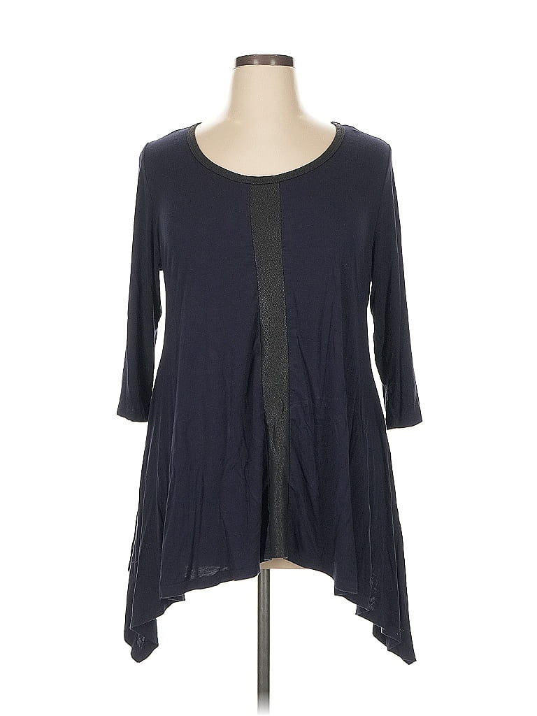 Karen Kane Gray 3/4 Sleeve Top Size 1X - 73% off | ThredUp