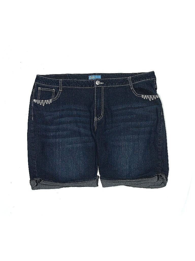 DKIN Blue Denim Shorts Size 22 - 31% off | ThredUp