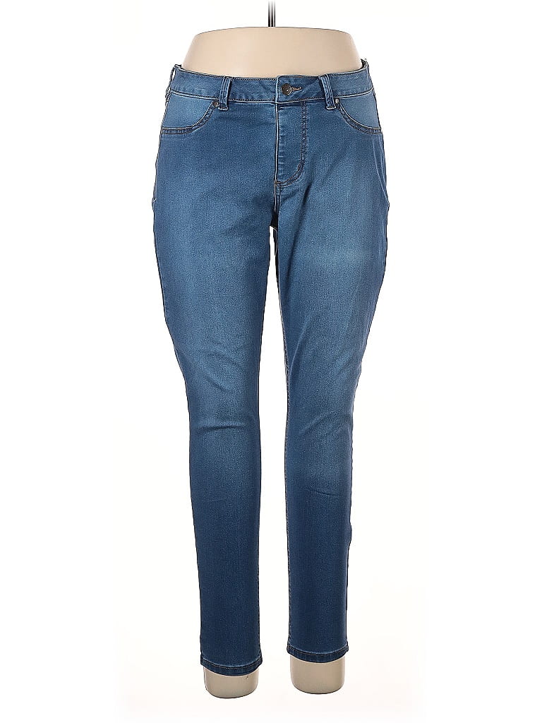 dip Solid Blue Jeans Size 18 - 31% off | ThredUp
