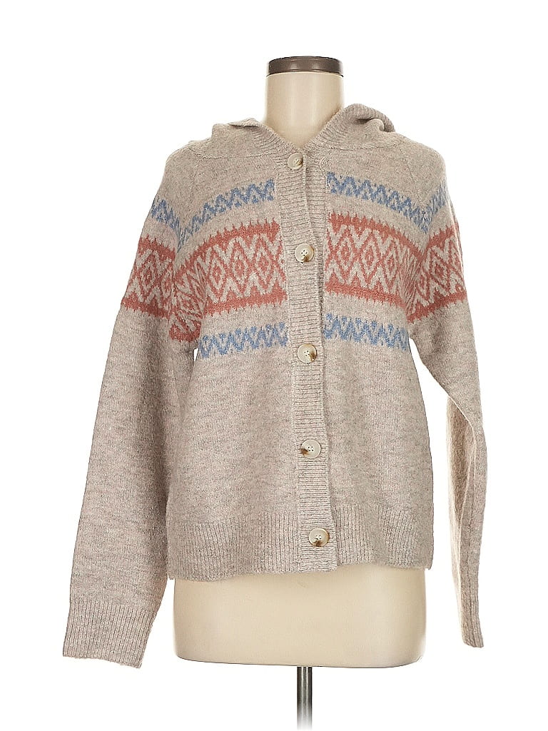 Hem & Thread Tan Cardigan Size M - 72% off | ThredUp