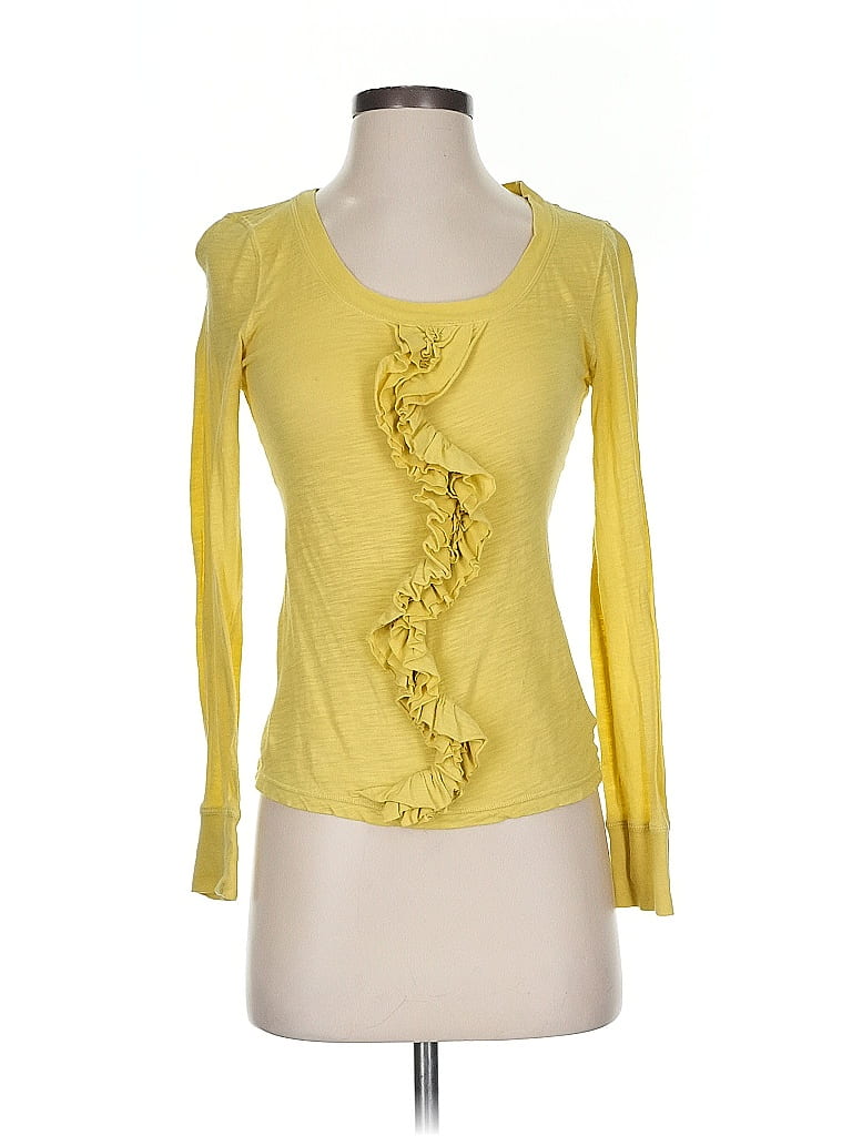 Ric Rac 100% Cotton Yellow Long Sleeve T-Shirt Size S - 65% off | ThredUp