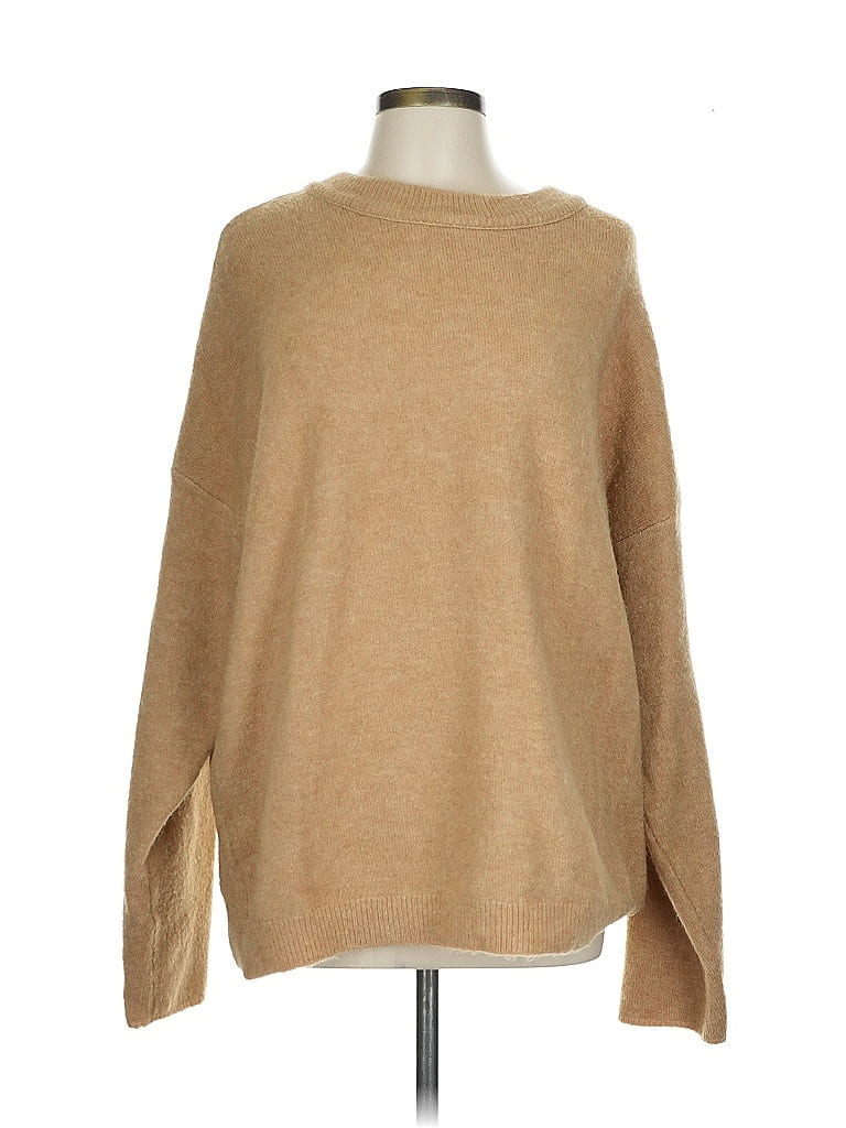 ASOS Solid Tan Pullover Sweater Size 10 - 60% off | ThredUp
