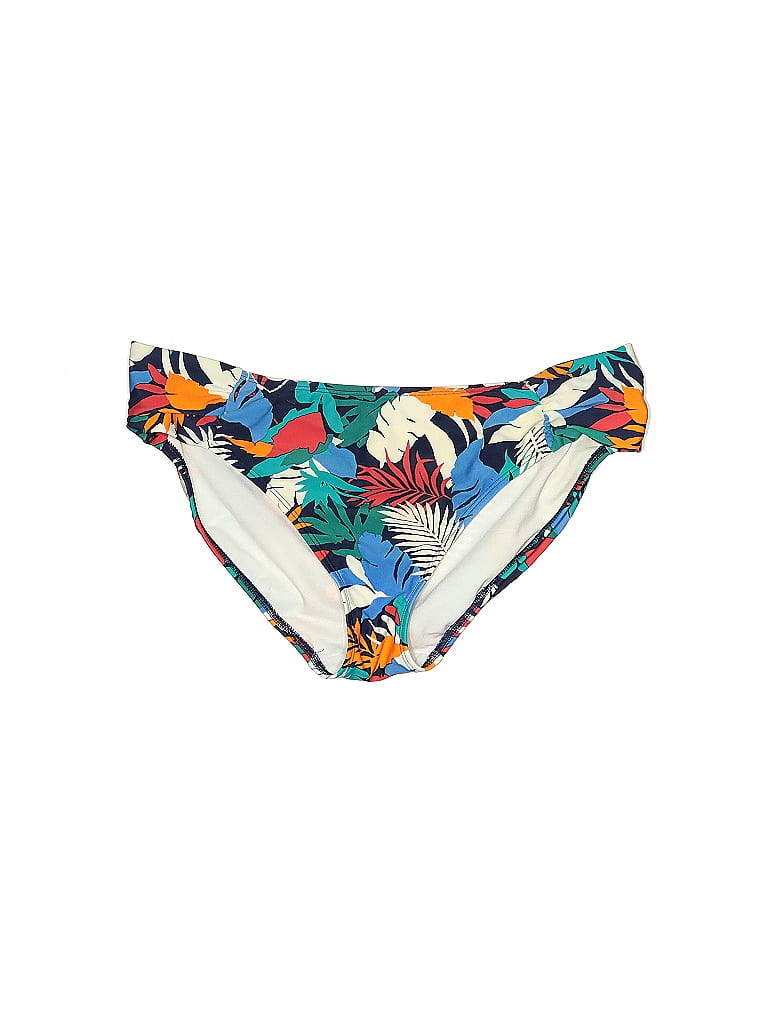 Cleo Print Blue Swimsuit Bottoms Size L - 46% off | ThredUp