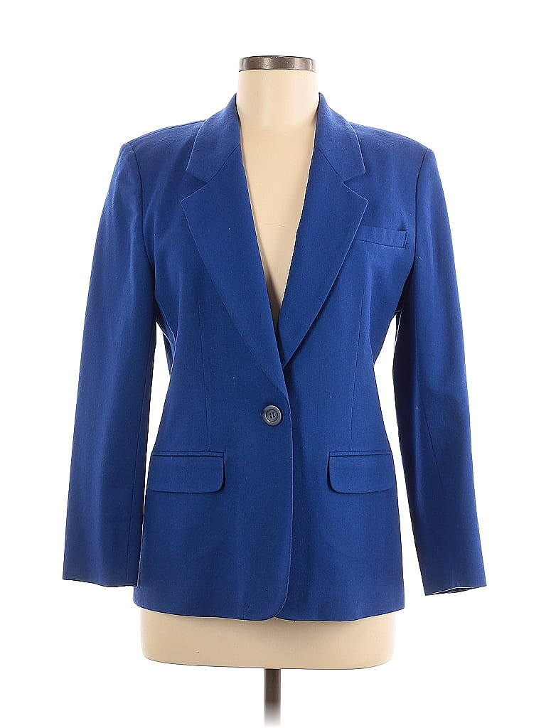 Pendleton 100% Wool Blue Wool Blazer Size 8 - 74% off | ThredUp