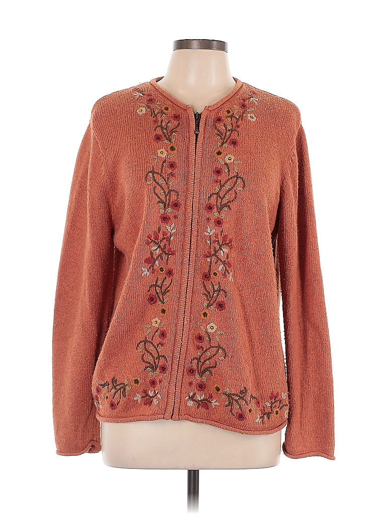 Croft & Barrow Brown Cardigan Size L - 45% off | ThredUp