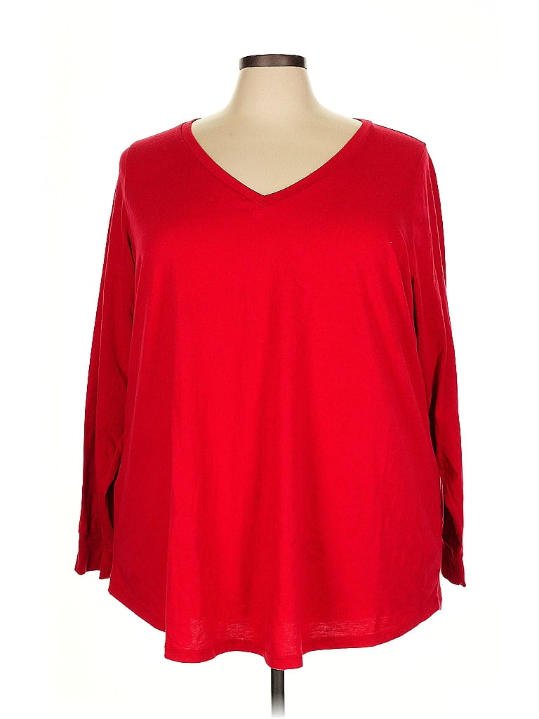 Torrid Red 3/4 Sleeve T-Shirt Size 5X - 62% off | ThredUp