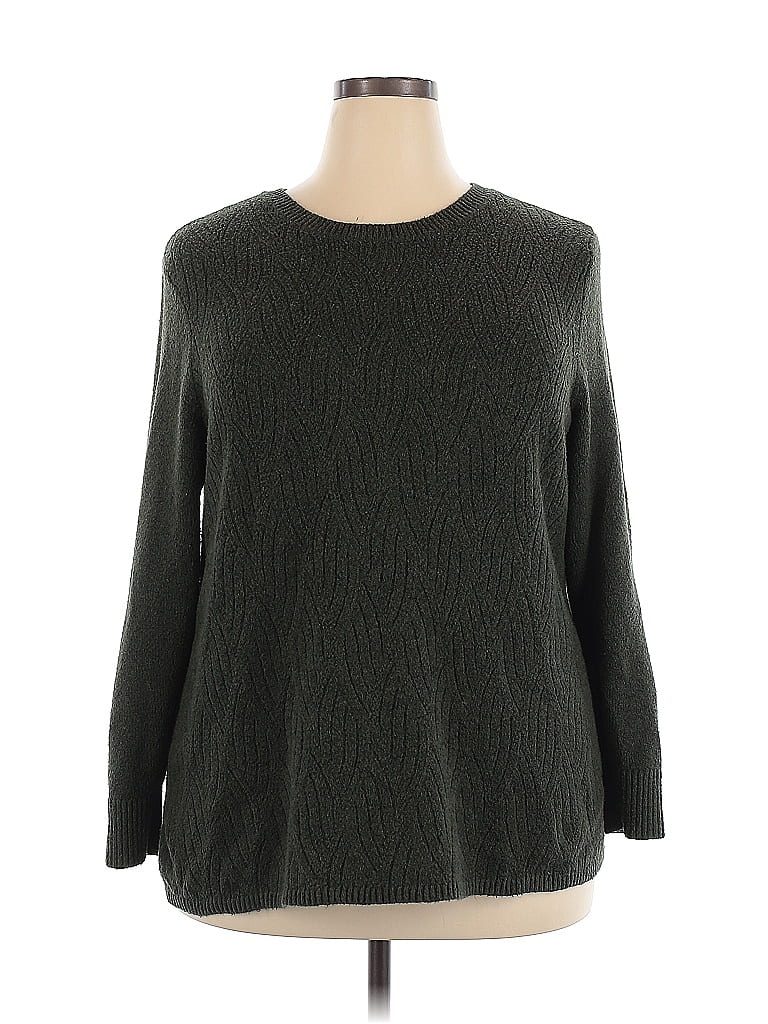 Cj Banks Green Pullover Sweater Size 2X - 71% off | ThredUp