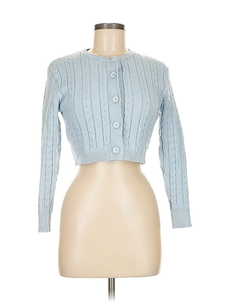 Cotton Emporium Blue Cardigan Size M - 62% off | ThredUp