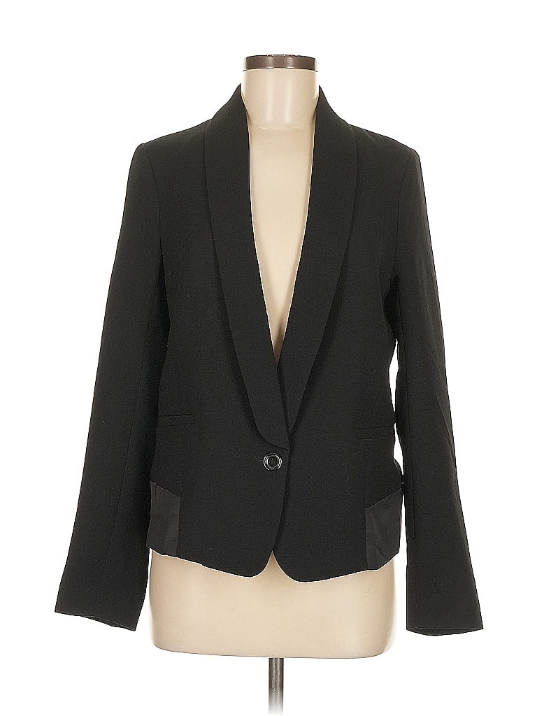 Pins and Needles 100% Polyester Black Blazer Size M - 72% off | ThredUp