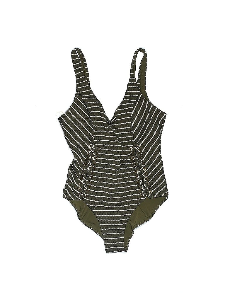 Red Carter Stripes Green One Piece Swimsuit Size XS - 68% off | ThredUp