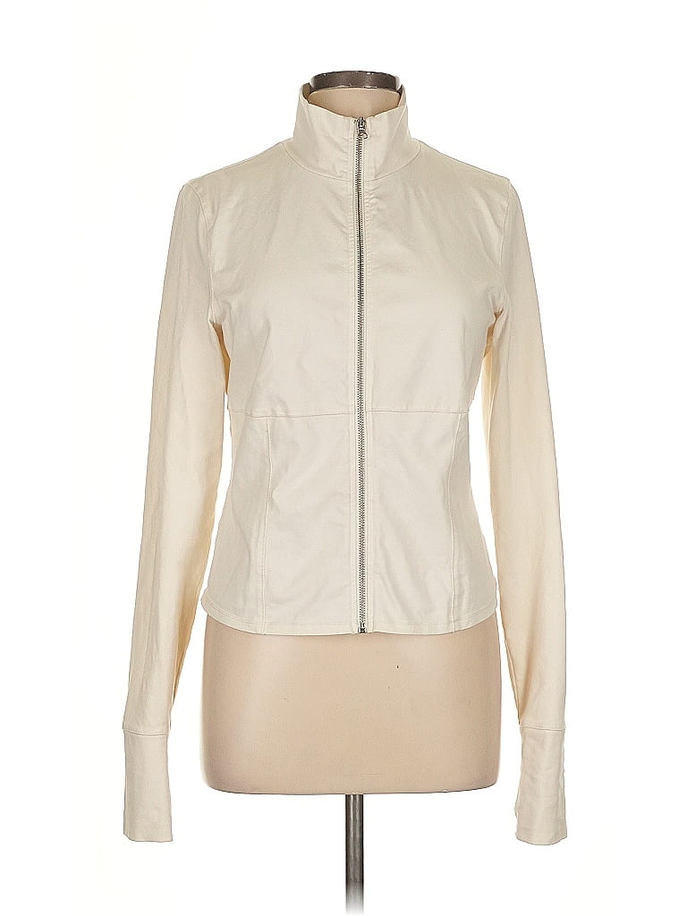 Wild Fable Ivory Tan Track Jacket Size L - 12% off | ThredUp