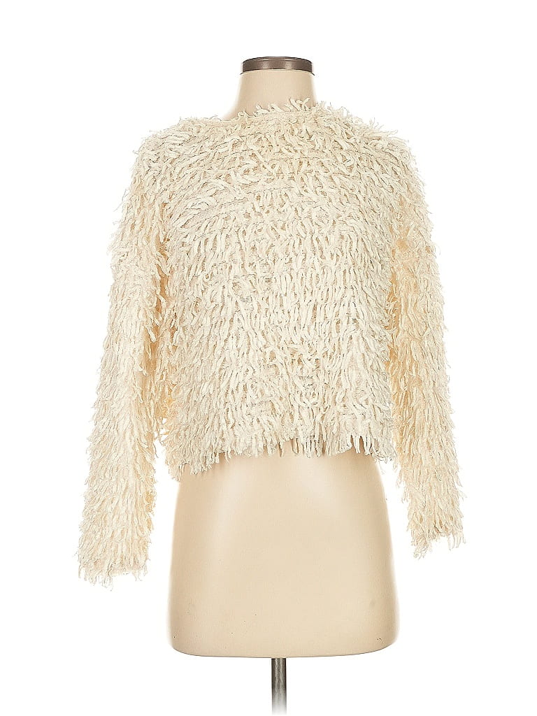 Zara W&B Collection 100% Polyester Ivory Cardigan Size S - 53% off ...