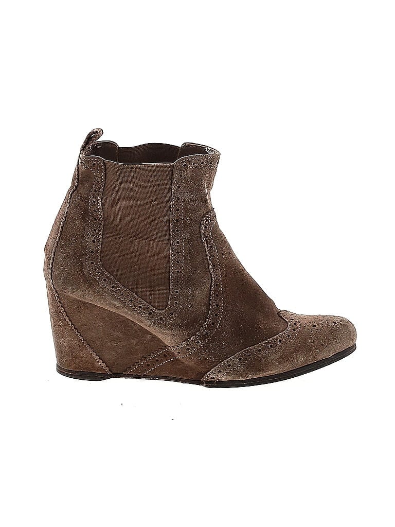 Uterque Brown Tan Ankle Boots Size EU 40 - 76% off | ThredUp