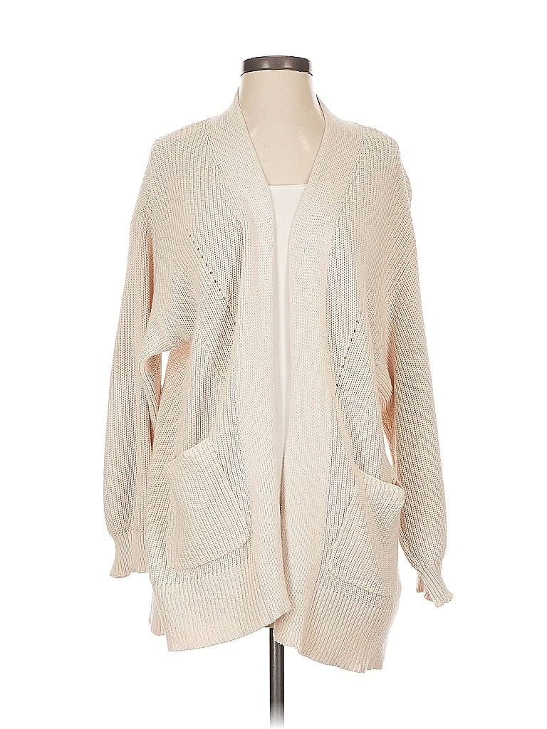 Universal Thread 100% Cotton Tan Cardigan Size S - 40% off | ThredUp