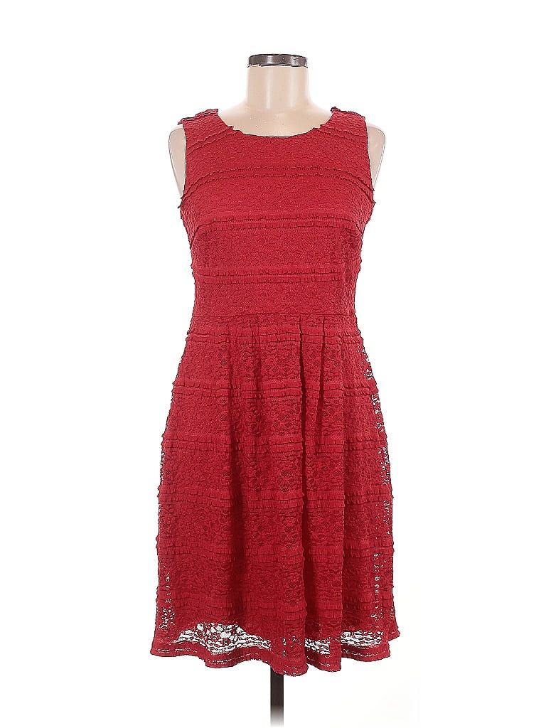 En Focus Studio Red Cocktail Dress Size 8 - 47% off | ThredUp