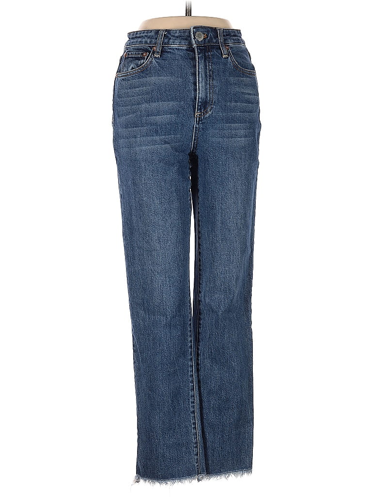 Alice + Olivia Hearts Blue Jeans Size 25 waist - 76% off | ThredUp