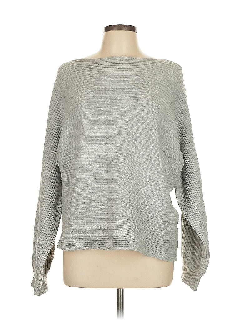 Open Edit Gray Pullover Sweater Size L - 69% off | ThredUp
