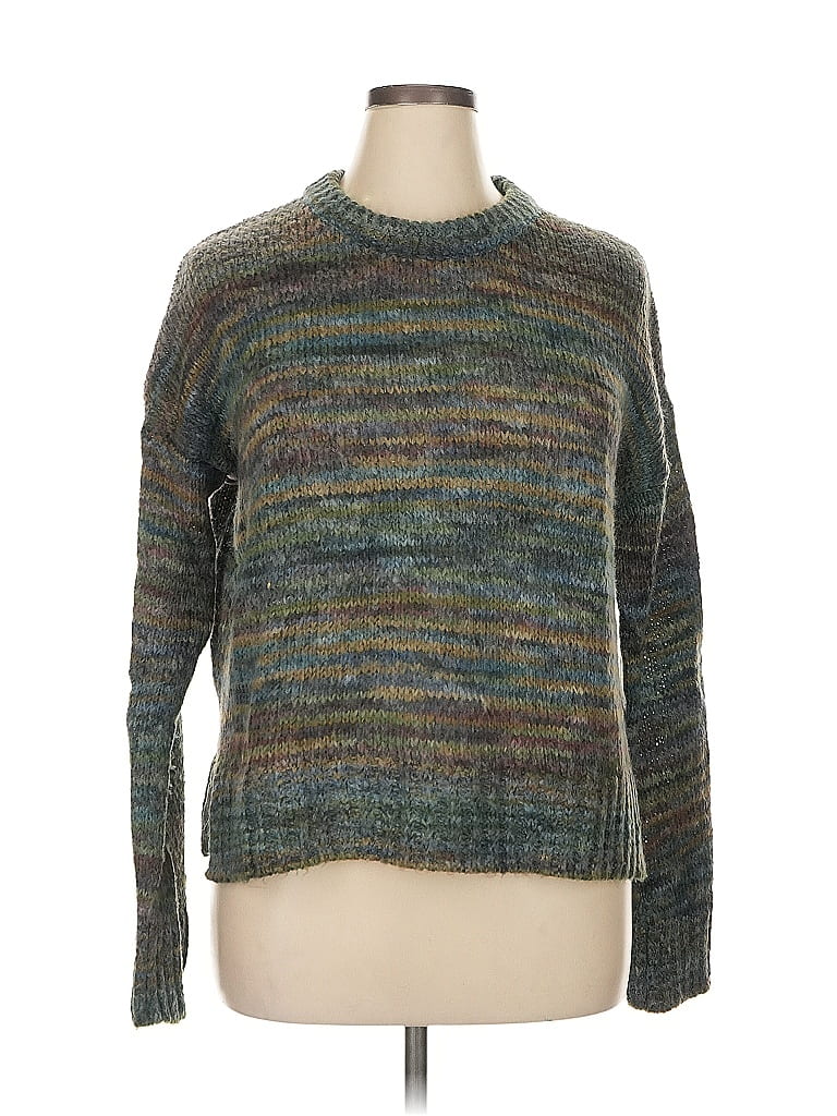 Mossimo Supply Co. Tweed Green Pullover Sweater Size L - 36% off | ThredUp