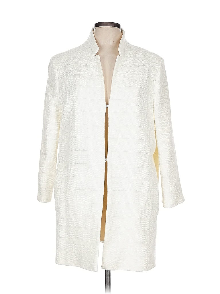 White Label The White Company 100% Cotton Ivory Coat Size 10 - 77% off ...